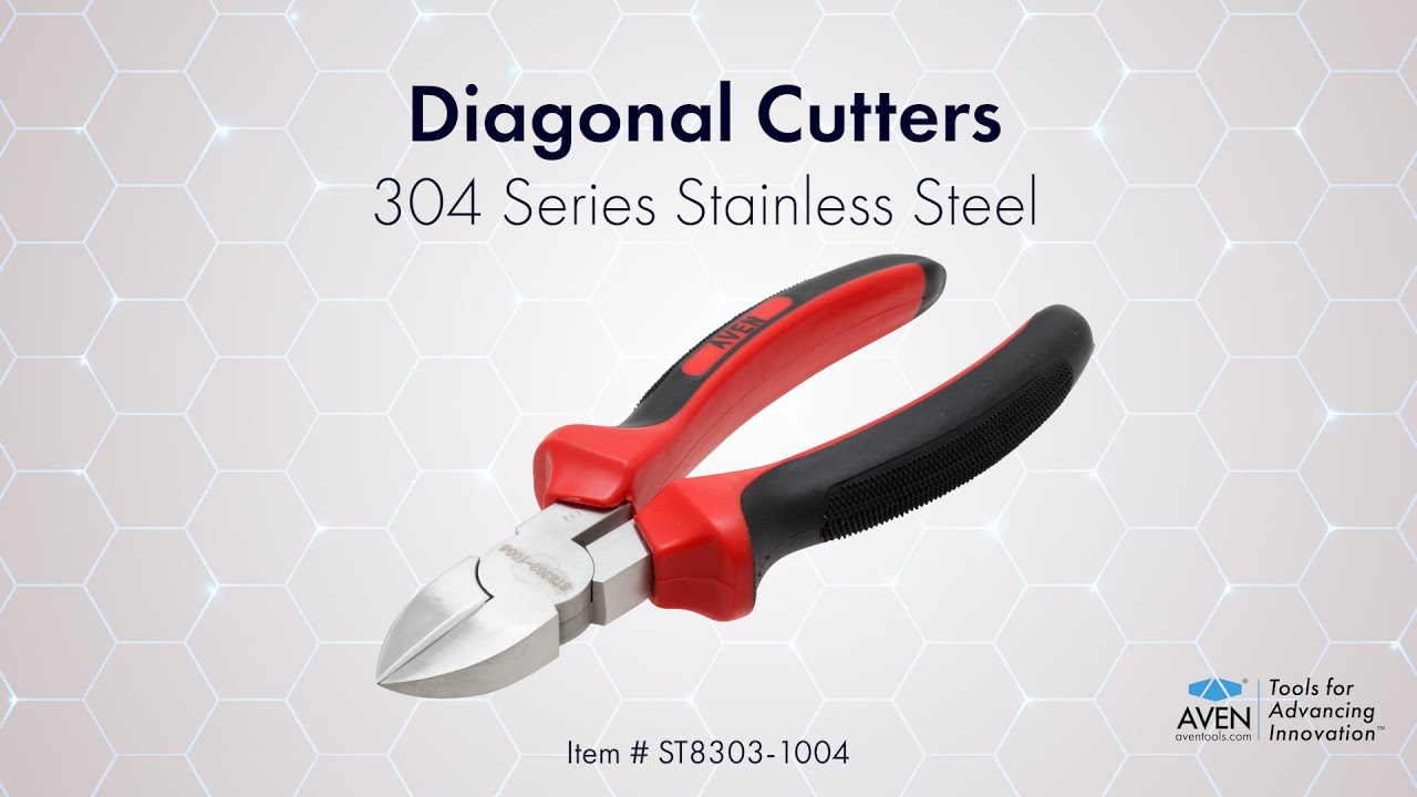 Diagonal Cutters 304 Series Stainless Steel 8 Inch ST8303-1004 - YouTube