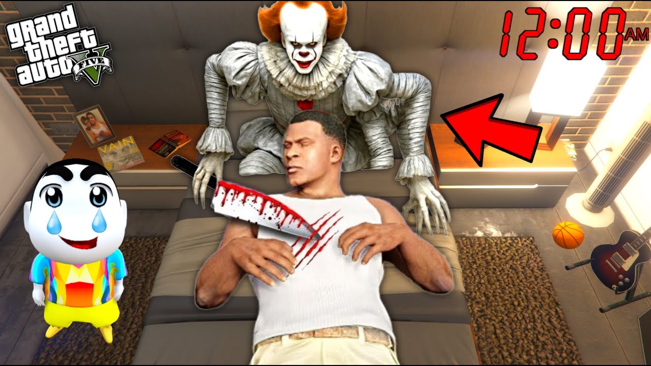 Franklin And Shinchan Found Pennywise Inside His House || Gta 5 ! - YouTube