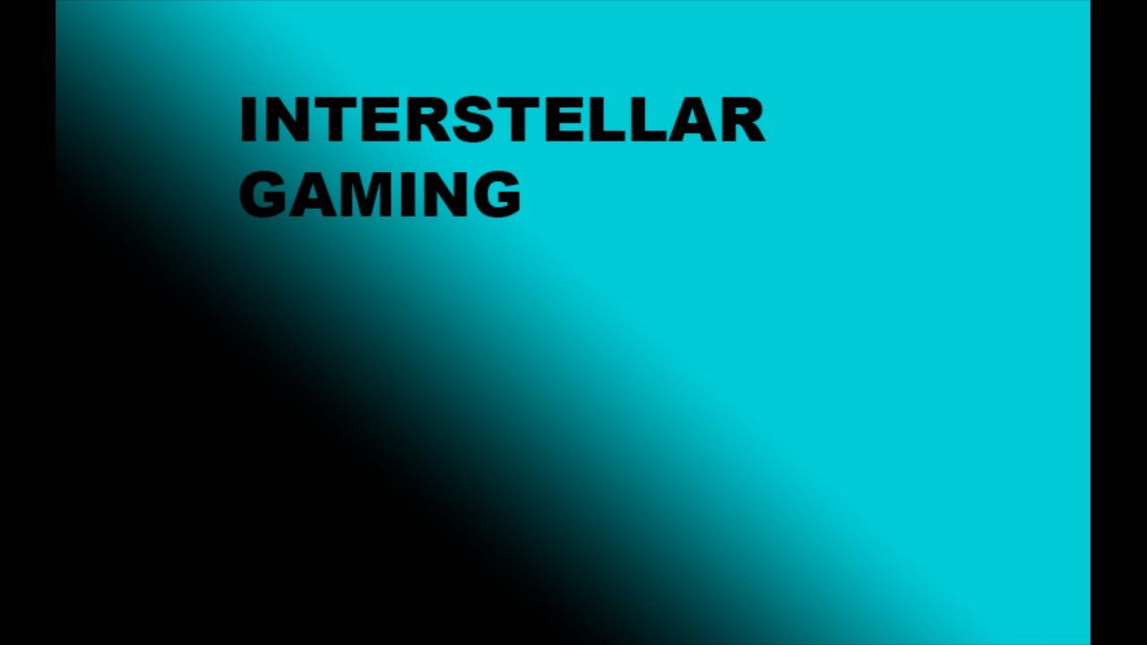 Interstellar Gaming Trailer - YouTube