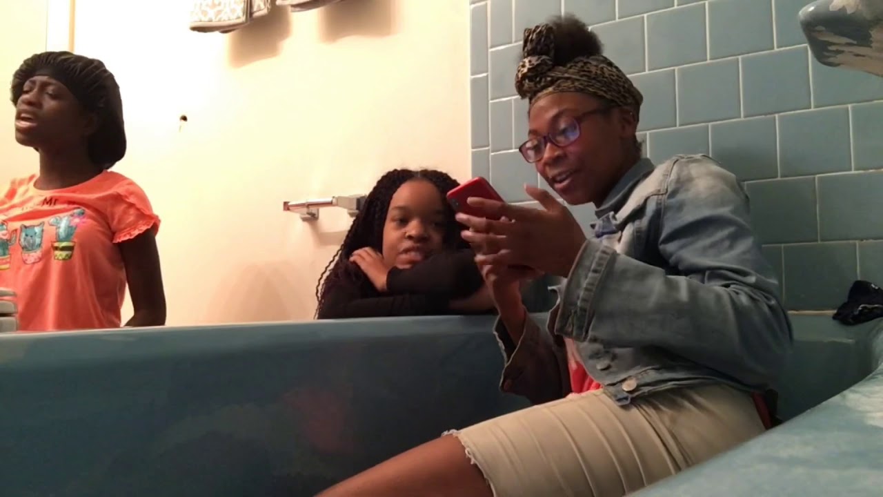 7 hours in the bathroom challenge part2 - YouTube