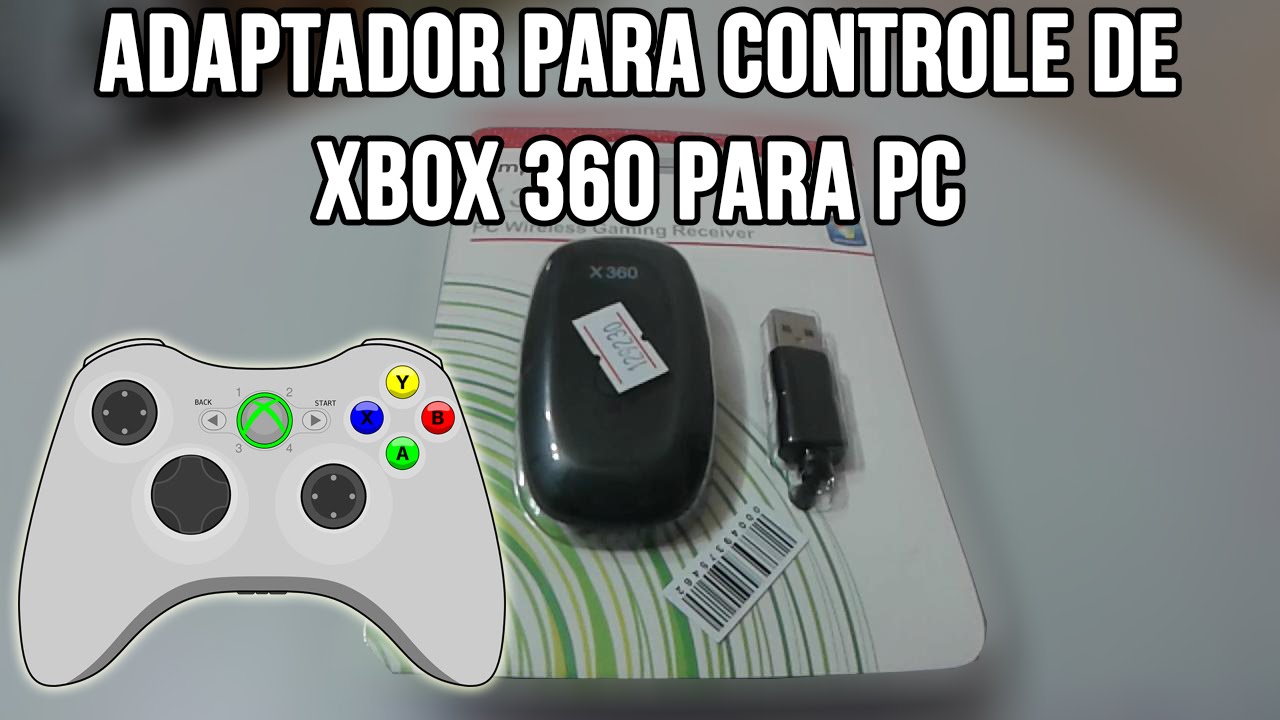 Unboxing Adaptador de controle de Xbox 360 para computador - YouTube