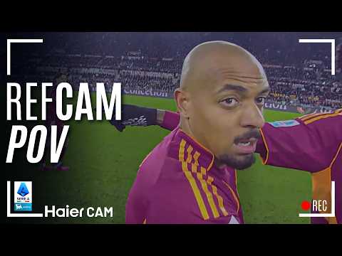 HAIER CAM | REF CAM POV: You Are The Referee in Roma-Cagliari | Serie A 2025/26