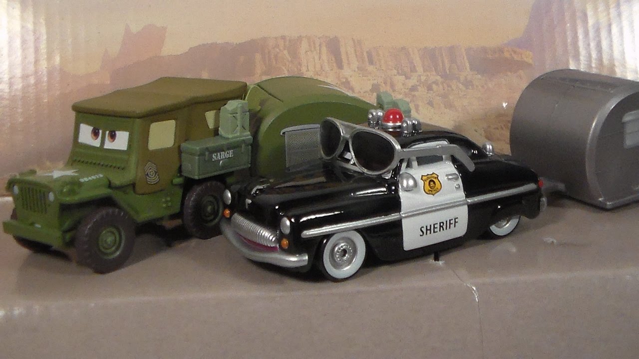 ROAD TRIP SARGE, SHERIFF WITH TRAILER, NEW 2017 CARS MATTEL DISNEY ...