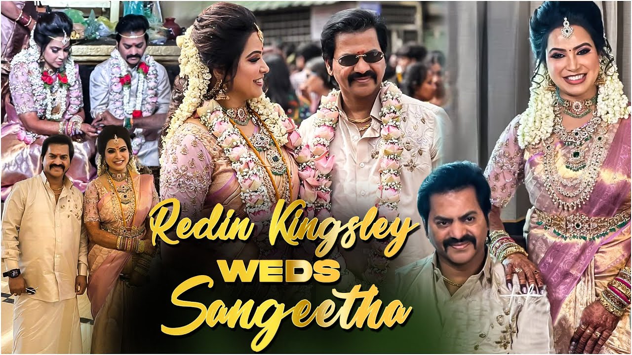 Redin Kingsley Weds Serial Actress Sangeetha ️ - YouTube