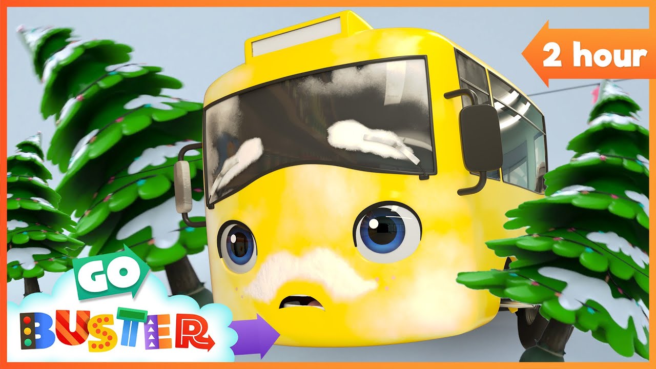 Buster’s First Snowy Christmas! 🎄 ️🚌 Holiday Adventure | Go Buster ...