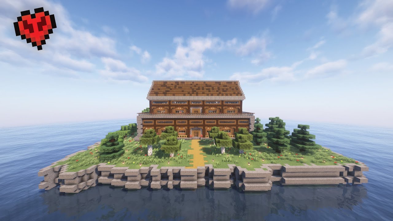 I built a giant cat house in hardcore minecraft. - YouTube