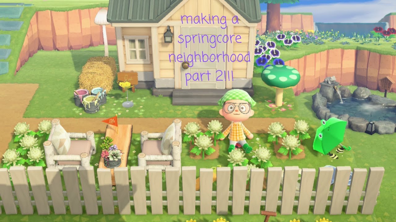 Making a Springcore Neighborhood Part 2 | Nick Plays - YouTube