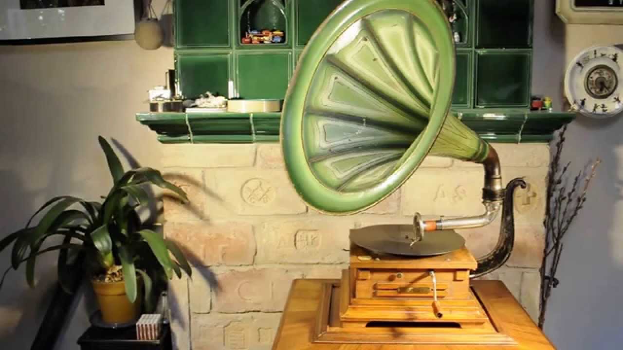 PATHE GRAMOPHONE PATHÉ DISC very old Hungarian TAROGATO music - YouTube