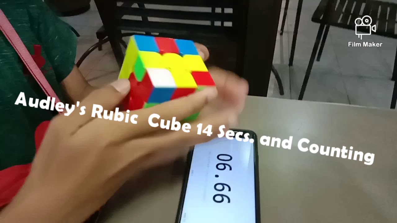 Audley's Rubiks Cube Training - YouTube