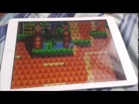 Using Ipega 9023 on Ipad Air & playing Sonic 2 and Sonic CD - YouTube