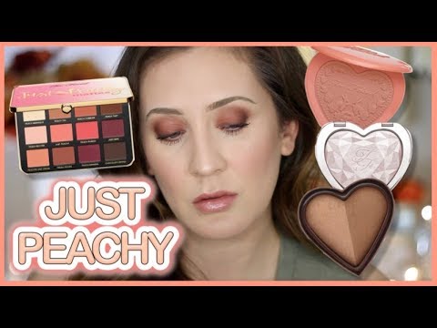 TOO FACED JUST PEACHY MATTES TUTORIAL - YouTube