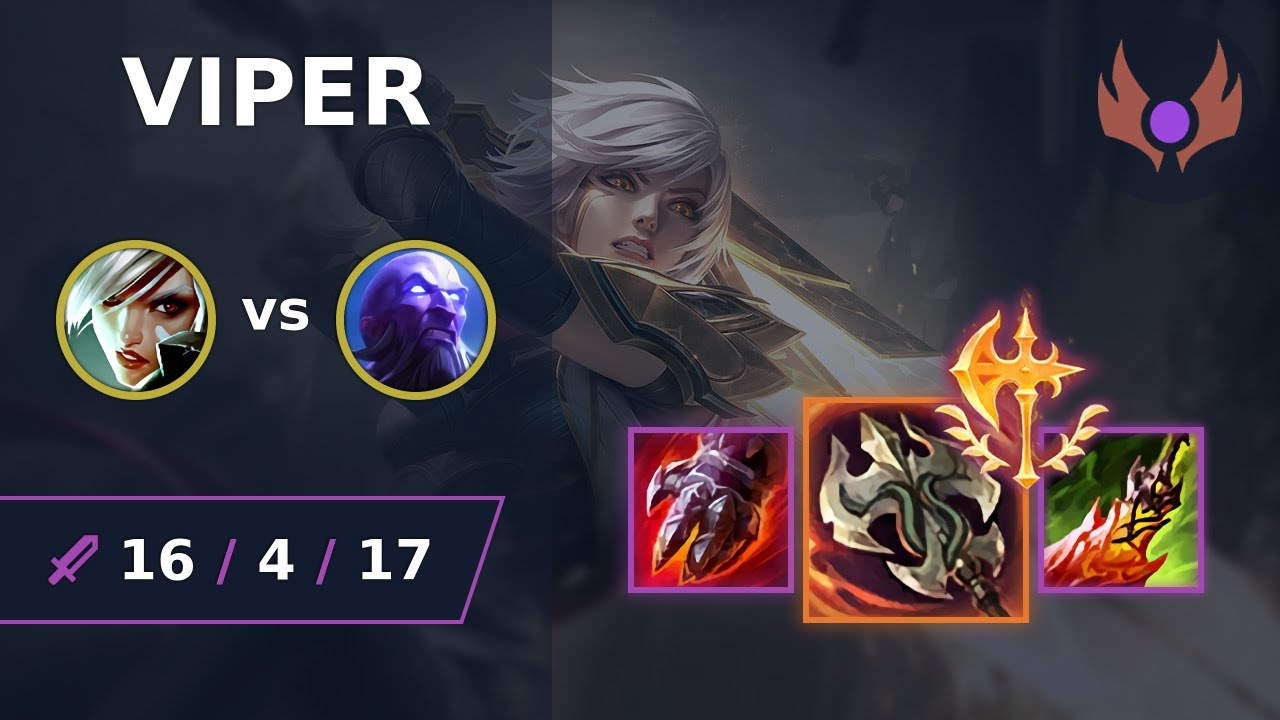 [ Viper ] Riven TOP vs Ryze | NA MASTER | LOL Season 2024 - YouTube