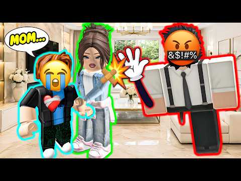 👑 MY KIND STEPMOM FREED ME FROM MY CRUEL DAD 🛡️ #roblox #robloxstory
