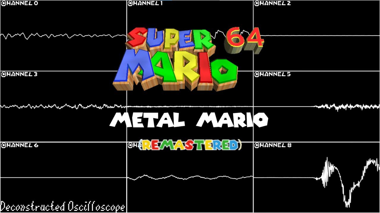 Metal Mario–Super Mario 64 (Deconstructed Oscilloscope, Remastered ...
