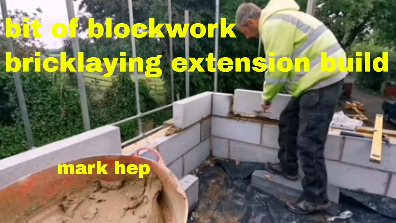 bit of blockwork. bricklaying - YouTube