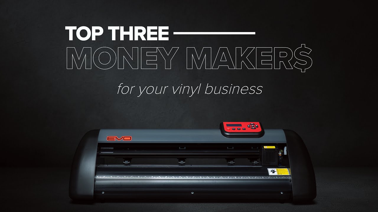 Top 3 Money Makers For Your Vinyl Cutter Business - YouTube