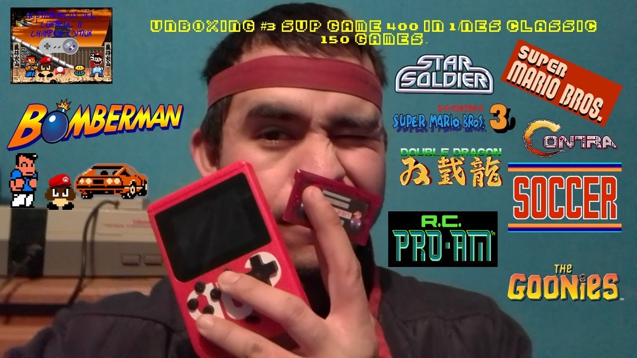 Unboxing #3 SUP GAME 400 IN 1/NES CLASSIC 150 GAMES GBA - YouTube