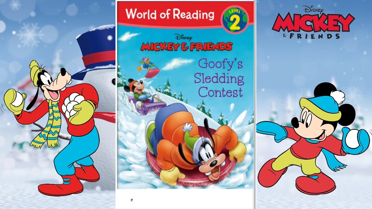 Mickey and Friends: Goofy's Sledding Contest | Bedtime Stories For Kids ...