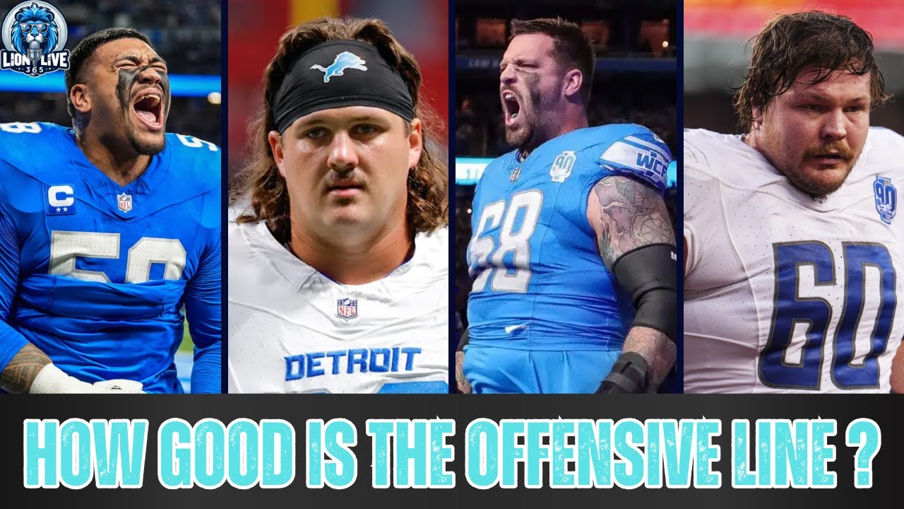 Detroit Lions Roster Breakdown: O-Line Edition | Lions Live 365 - YouTube