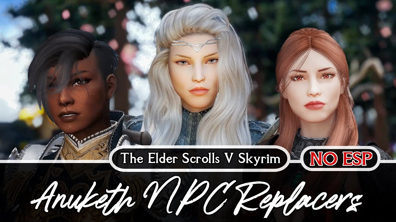 SKYRIM MOD | Anuketh NPC Replacers NO ESP - Showcase #19 - YouTube