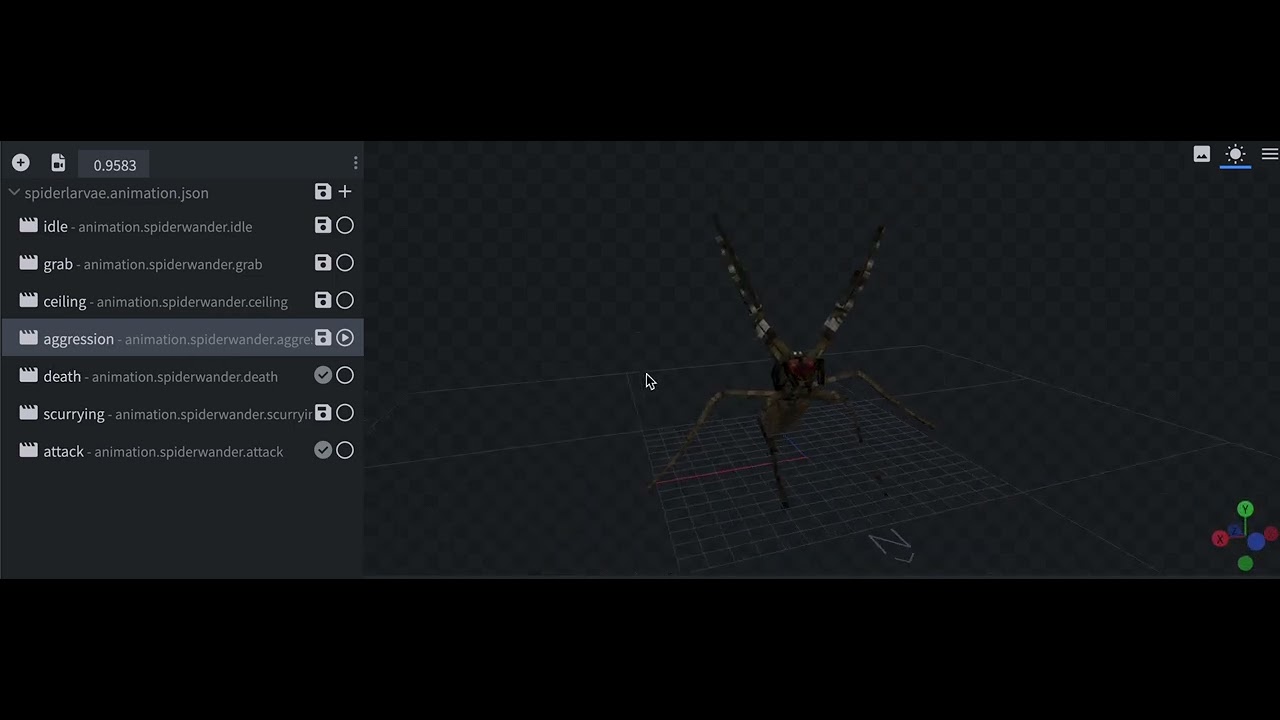 Spider Prowler animations - Arthropod Phobia Expansions 2.2 update ...