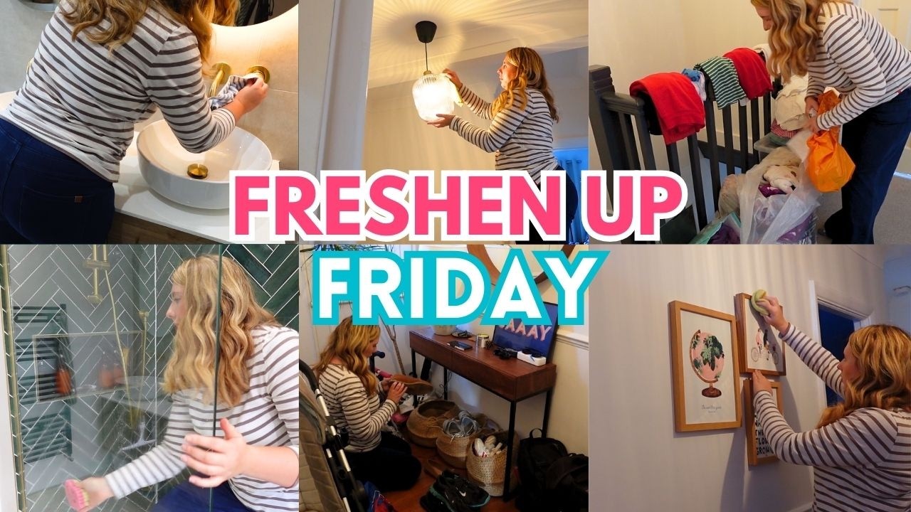 Freshen Up Friday Cleaning Motivation | Bedrooms, Hallway, Bathroom ...