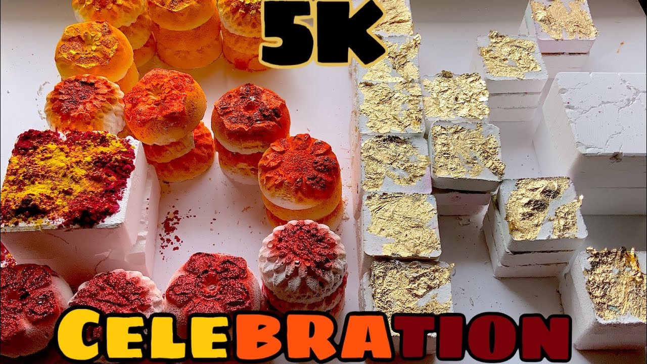 5K CELEBRATION : FRESH ASMR NIRVANA NINA GYM CHALK W/ HOLI POWDER ...