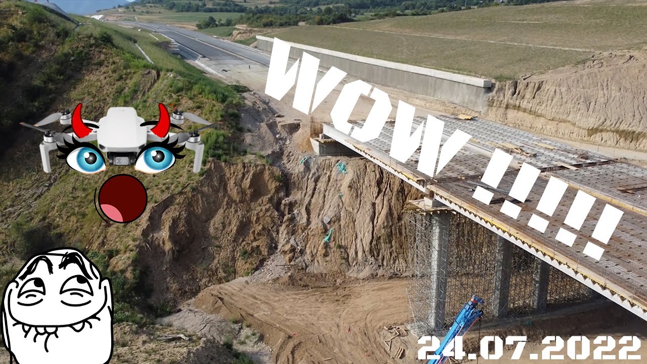 UN PROGRES ENORM ★ AUTOSTRADA A1 LOT 1 SIBIU - PITESTI 24.07.2022 ★ POD ...