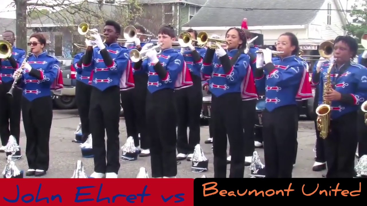 John Ehret vS Beaumont United High School Marching Band | Mardi Gras ...