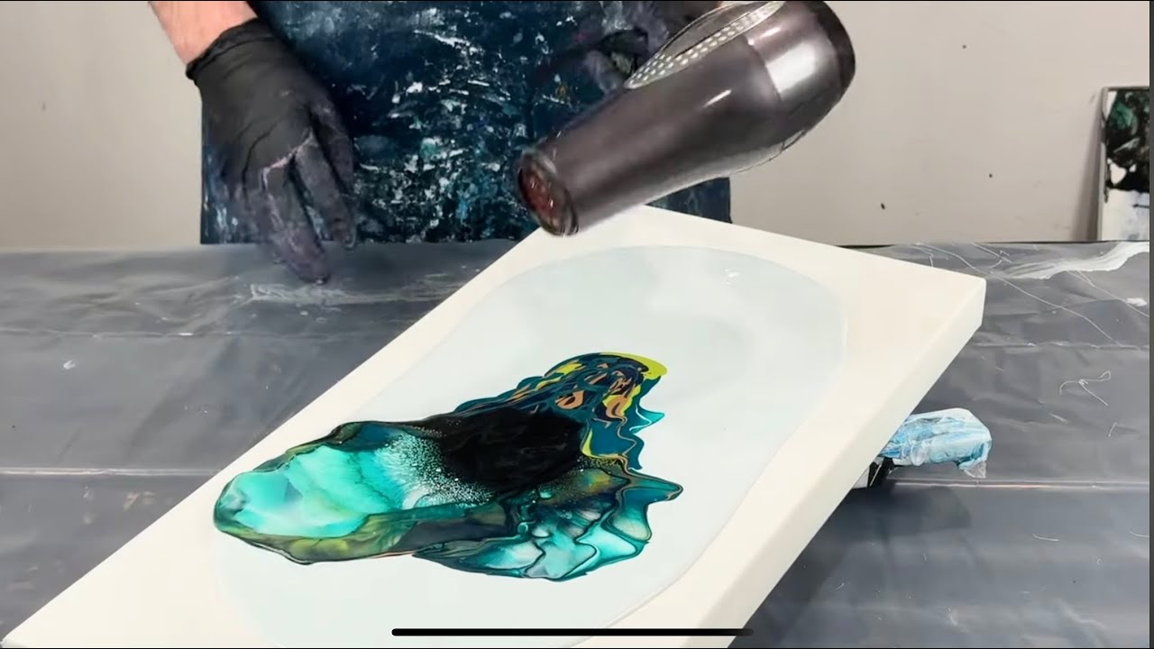 AMAZING New Color Palette ~Acrylic Pouring~Bloom with TLP~254 - YouTube