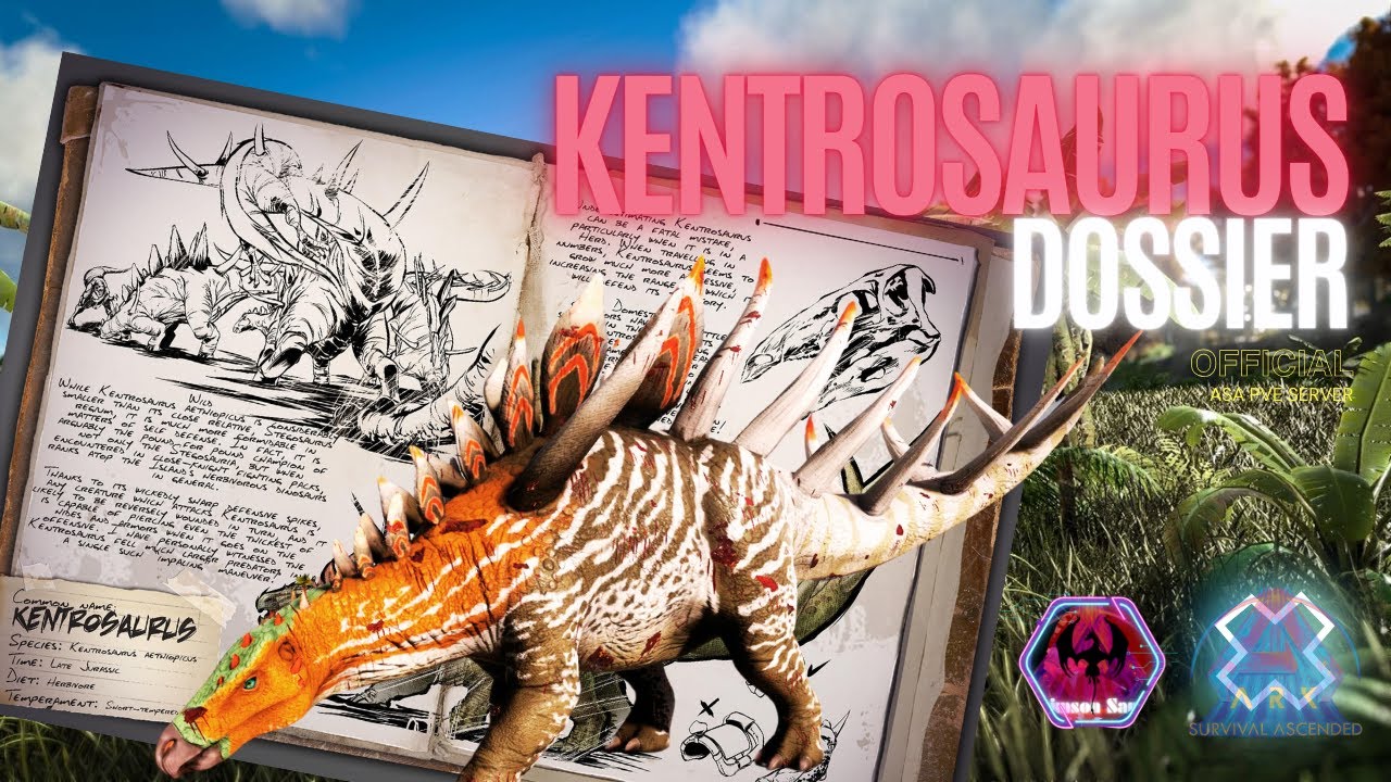 Kentrosaurus Dossier || Explore Note x Ark Survival Ascended Official ...
