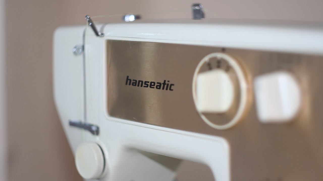 Hanseatic Otto Nähmaschine Sewing machine Швейная машина test - YouTube