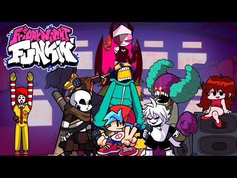 TOP HARDEST MODS! Witty, Zardy, X Event, Sarvente, Tricky & Ronald | Friday Night Funkin