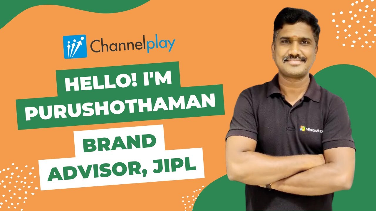 The joy of sales | Channelplay Product Advisor, JIPL - YouTube