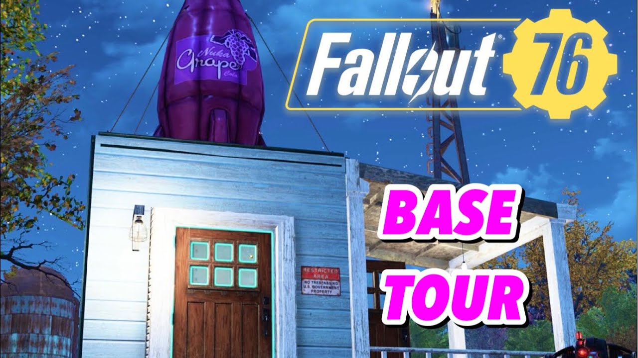 SIMPLE Luxury Beginner House | Fallout 76 CAMP Build Tour - YouTube