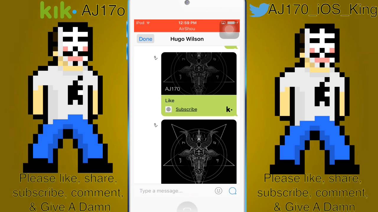 How to make a KiK card on iOS and Android! NO PC NO JB NO ROOT! FREE ...