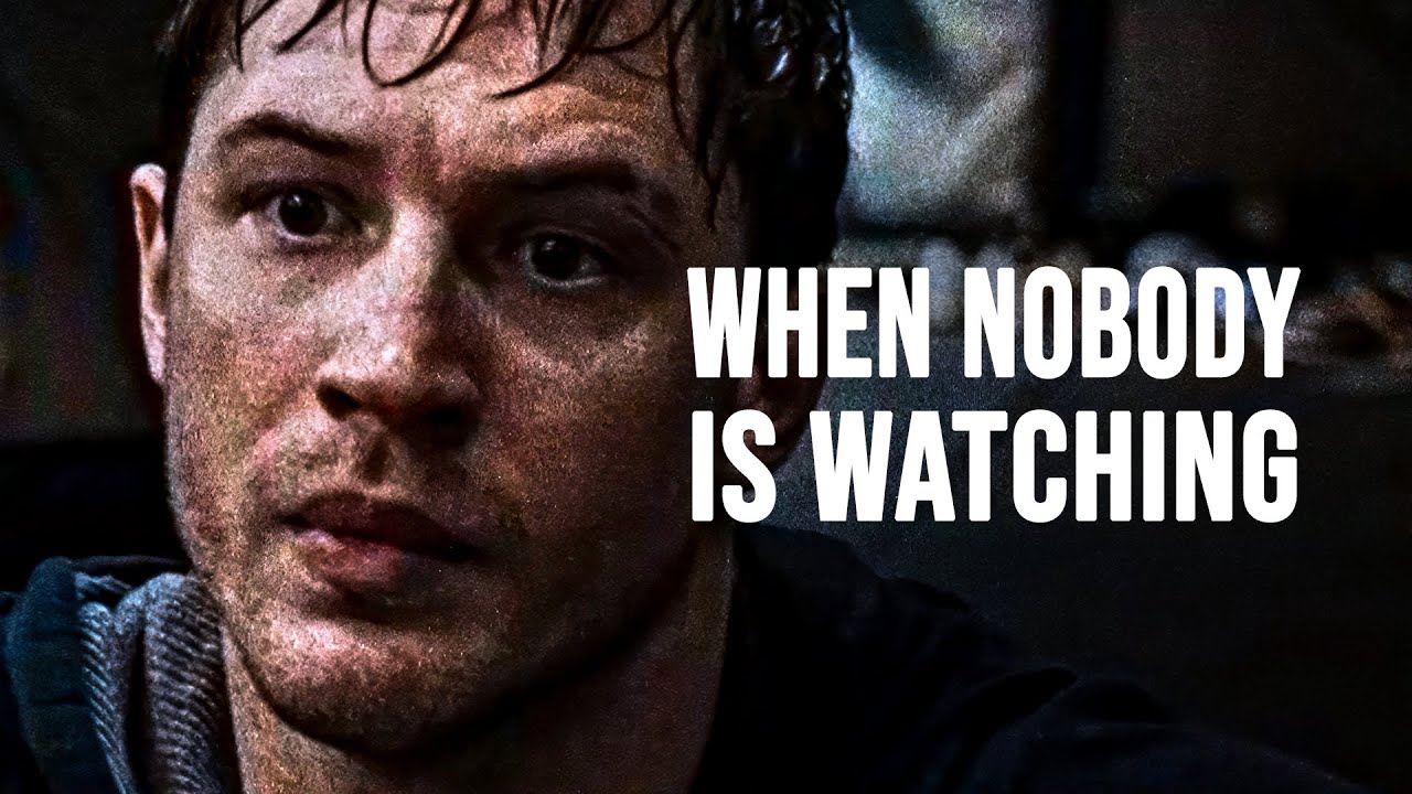 WHEN NOBODY IS WATCHING - Motivational Speech - YouTube