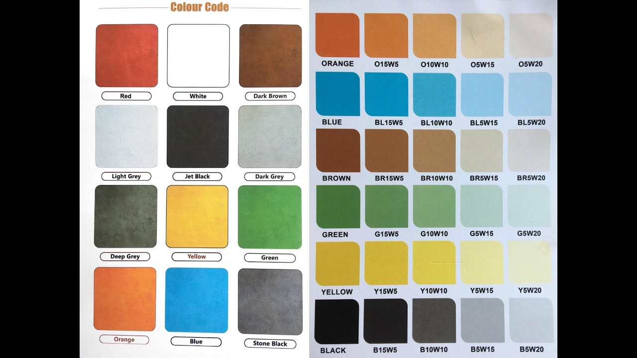 Titanium Flooring Colour Codes A I Constructions YouTube Titanium Flooring Colour Codes A I Constructions YouTube