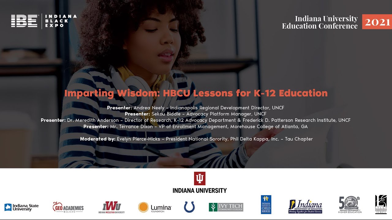Imparting Wisdom: HBCU Lessons for K-12 Education - YouTube