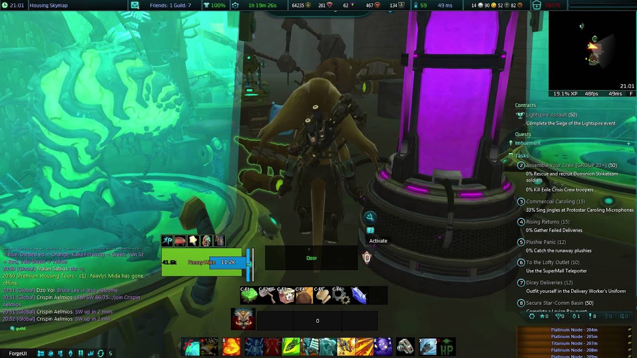 Wildstar Plot, inside the Bunker (3p building) - YouTube
