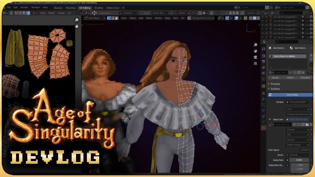 Daggerfall Character in Blender || 2022-04-19 - YouTube