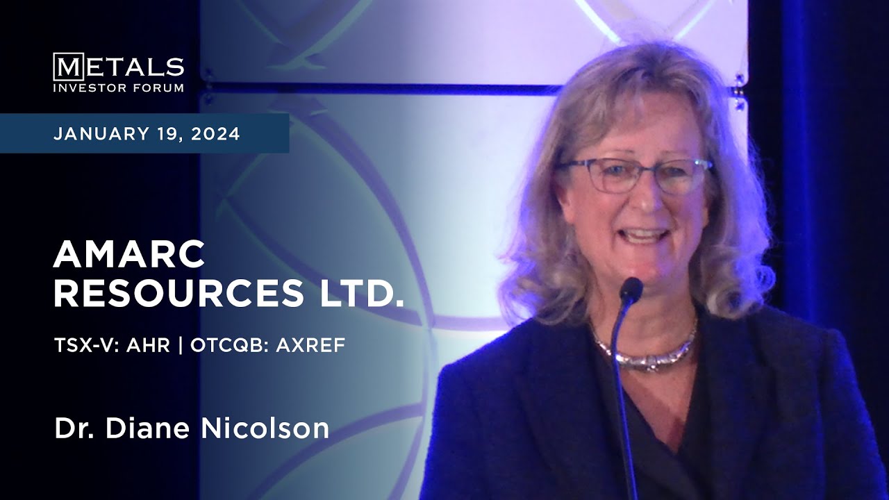Diane Nicolson of Amarc Resources Ltd. presents at Metals Investor ...
