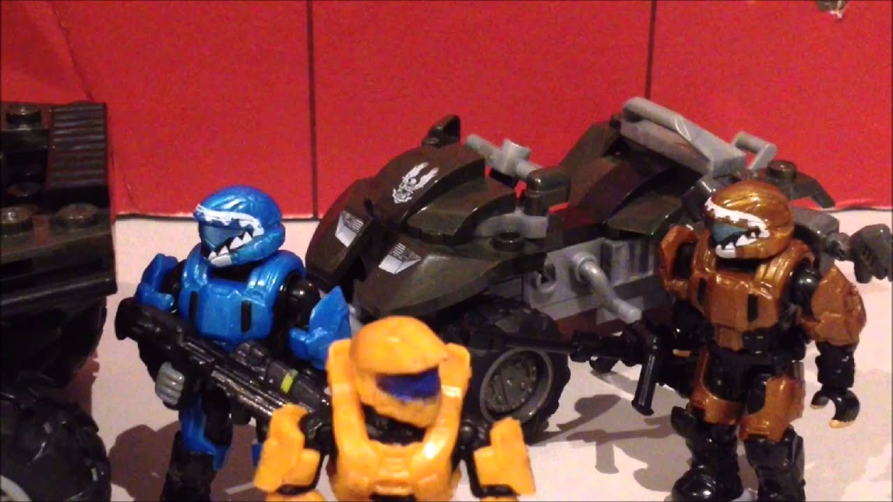 Fallout (halo megabloks) stop motion pt 2/3 - YouTube