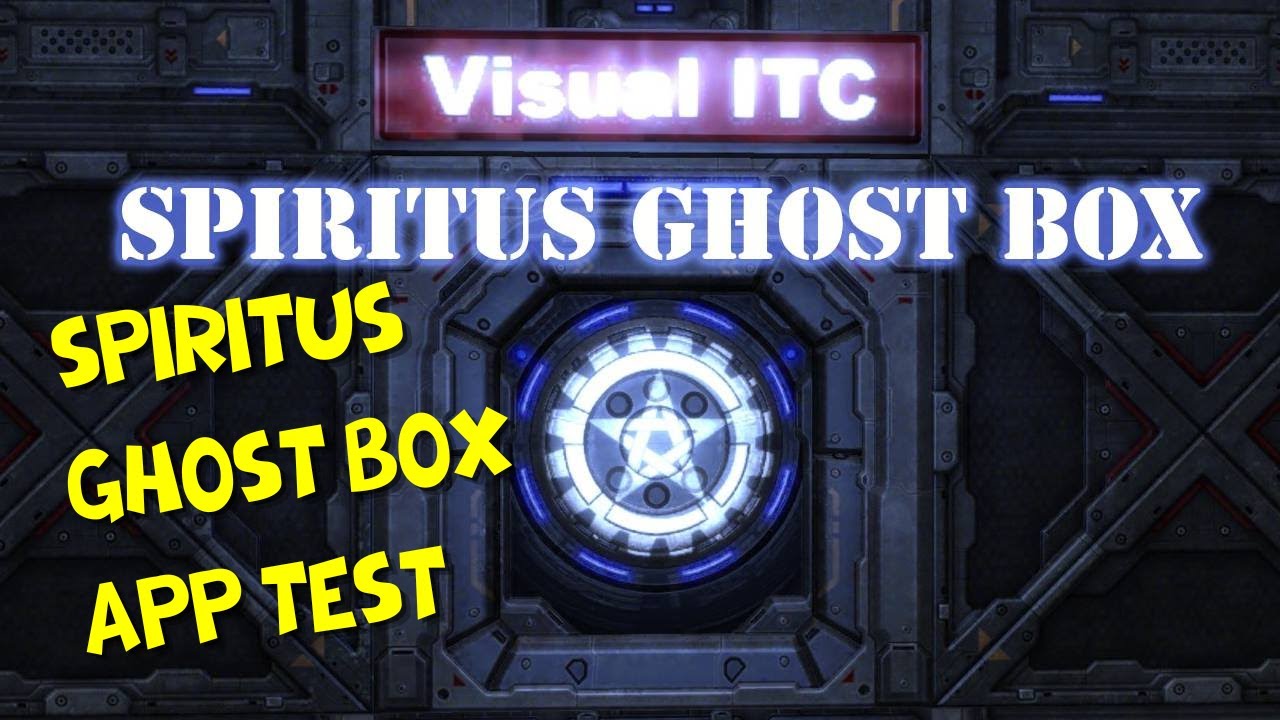 Spiritus Ghost Box App Live Test - Testing a Ghost Box App #paranormal ...