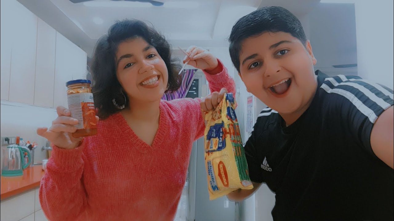 We tried making SPICY KOREAN MAGGIE | Dedicated to all Maggie Lovers😍😍😍 ...