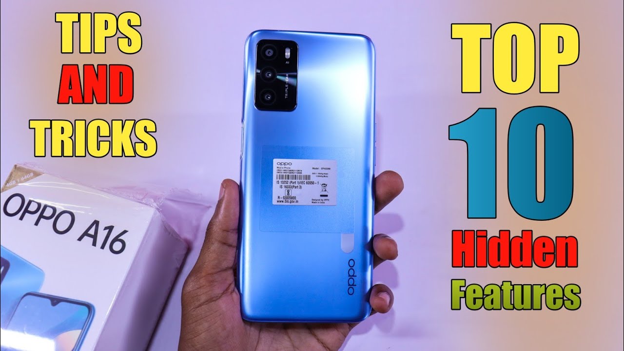 Oppo A16 Tips And Tricks | Top 10+ | Oppo A16 Hidden Features - YouTube