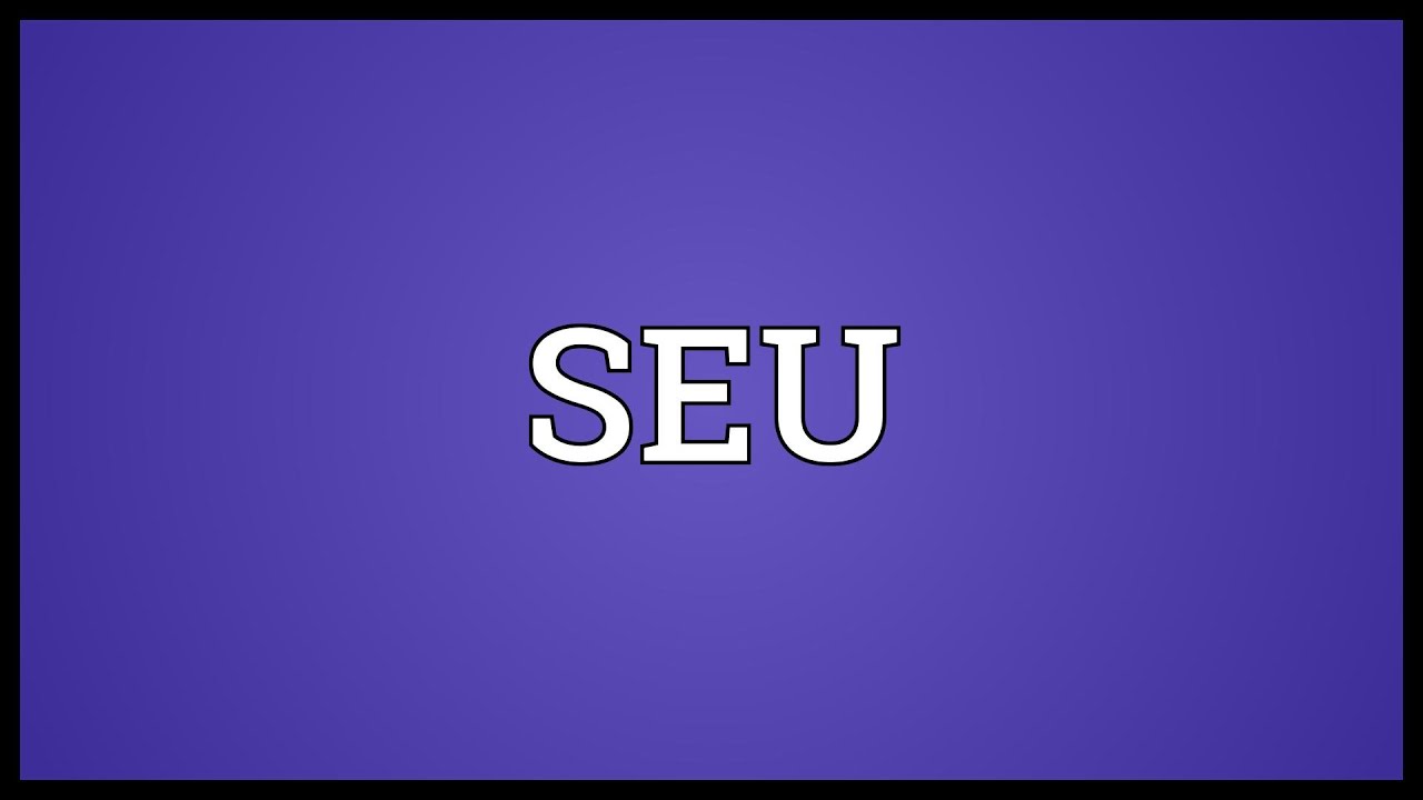 SEU Meaning - YouTube
