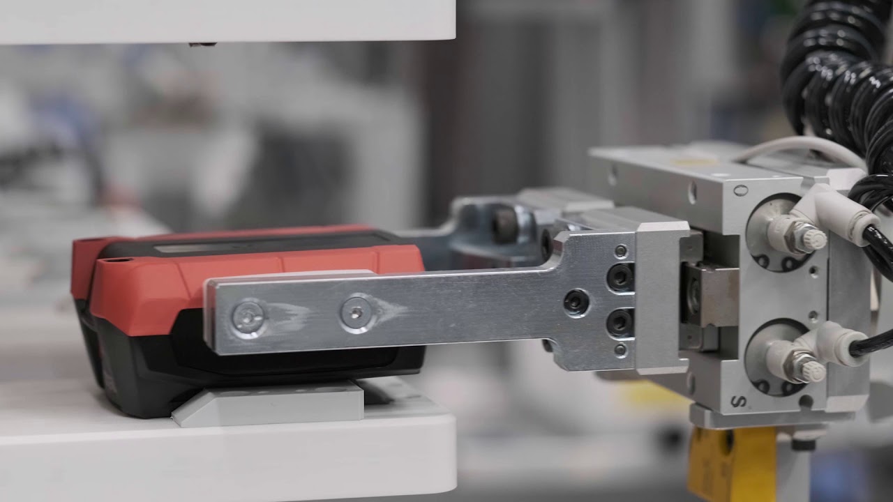 Semi-automated battery assembly line designed and implemented by ...