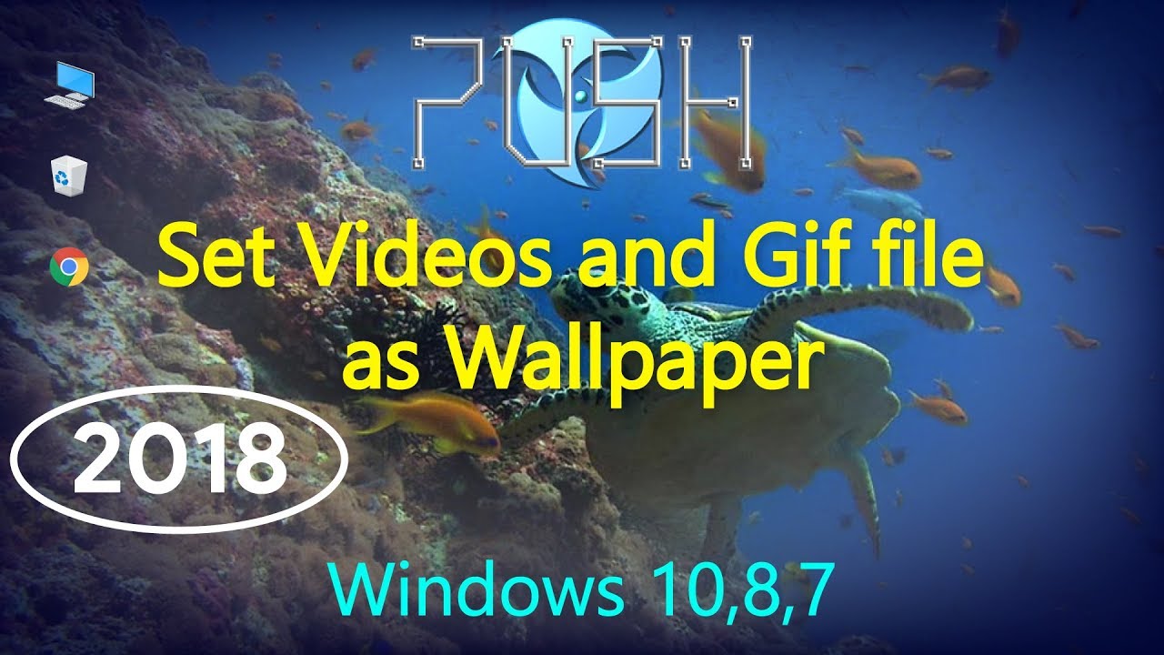 Set videos as wallpaper windows 10 - YouTube