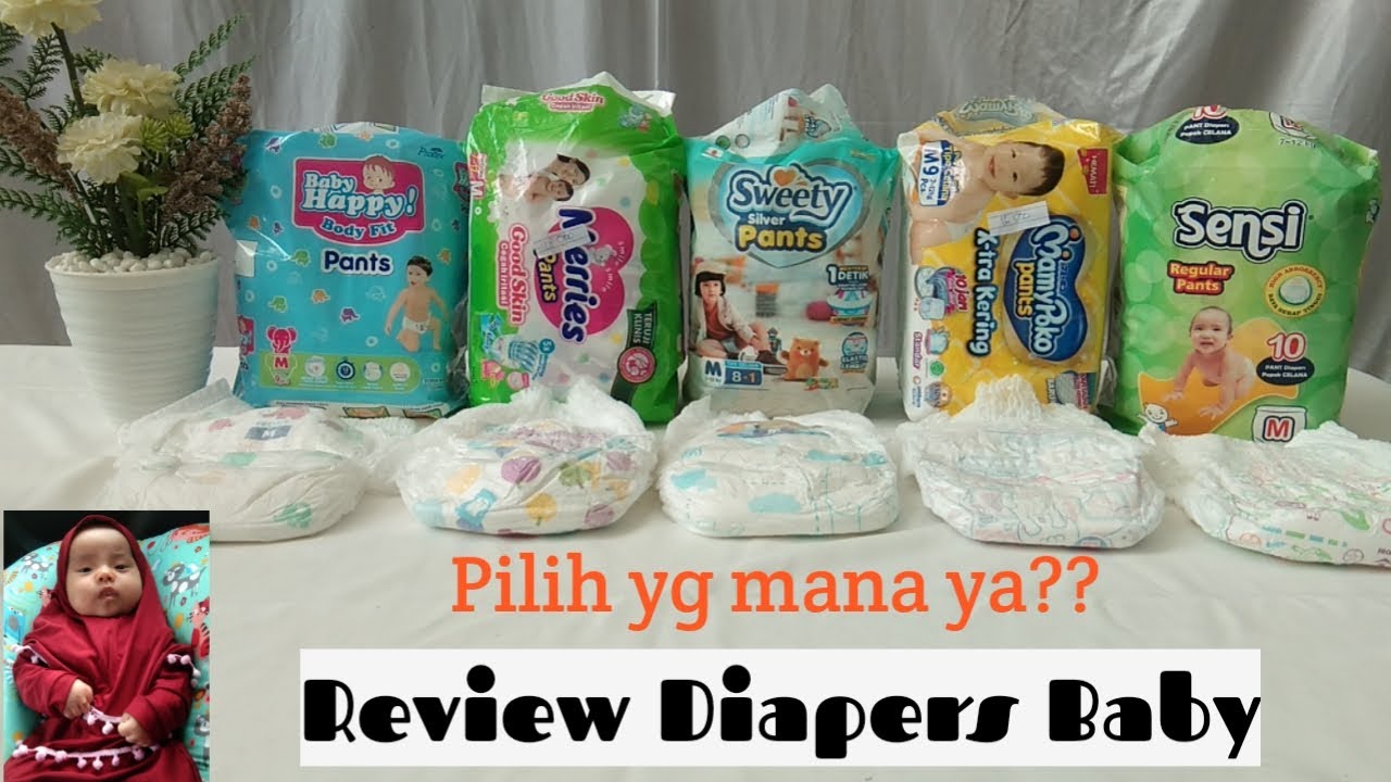 Review Diapers Baby || baby happy, marries, sweety, mamy poko, dan ...